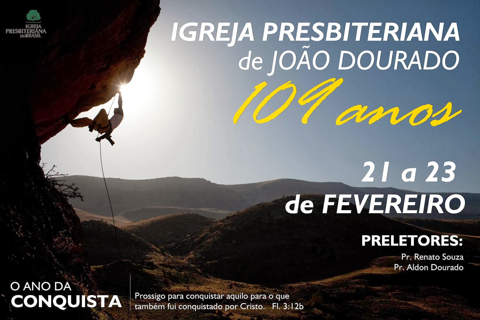 Igreja Presbiteriana de João Dourado - Bahia: 109 Anos da Igreja ...