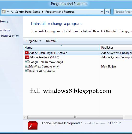 Tips And Trick Windows 8: How to add or remove programs in Windows 8