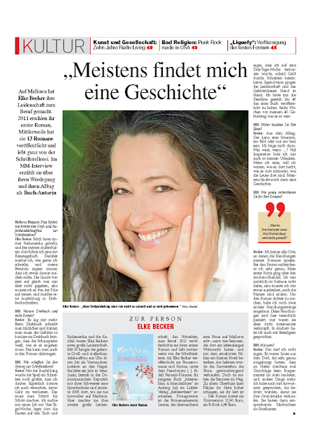 Ullas Bücherseite: Elke Becker wurde interviewt