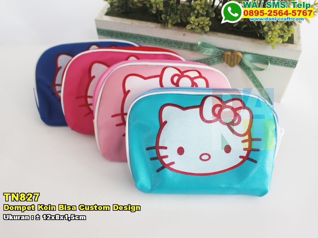 Dompet Koin Bisa Custom Design | Souvenir Pernikahan