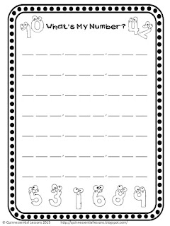Classroom Freebies Too: What's My Number?