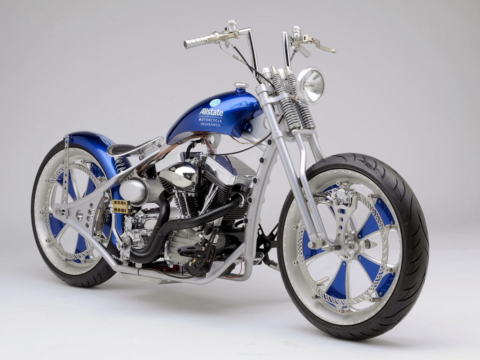 biker excalibur II: Blue Motorcycle