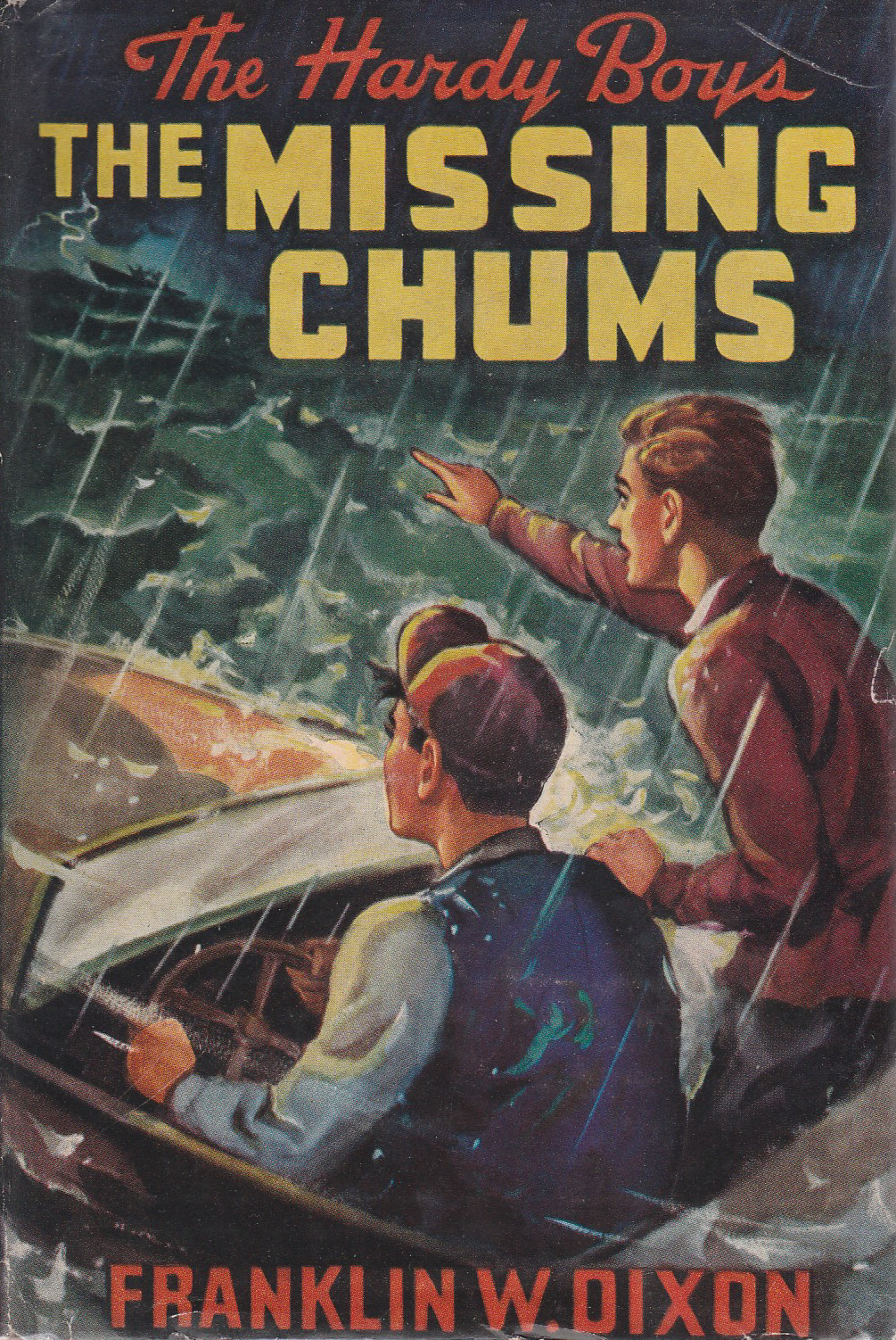 Series Books for Girls: Hardy Boys #4 Missing Chums and #5 Hunting for ...