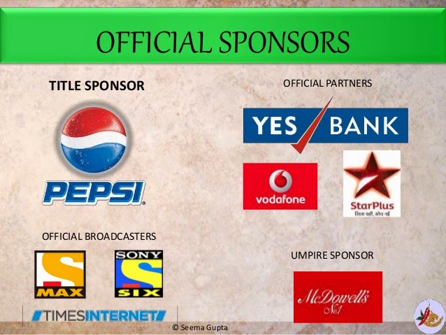 IPL 2015 Sponsors List - IPLT20.com - IPL 8
