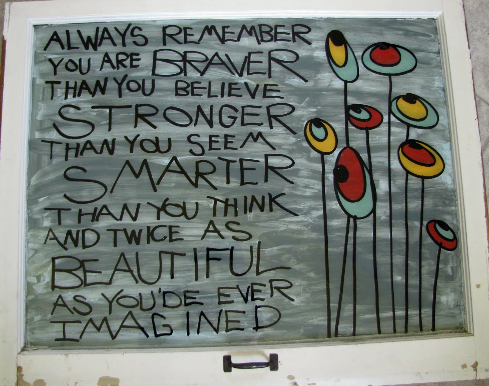 Creative Genius Art: Window Paintings (sold)