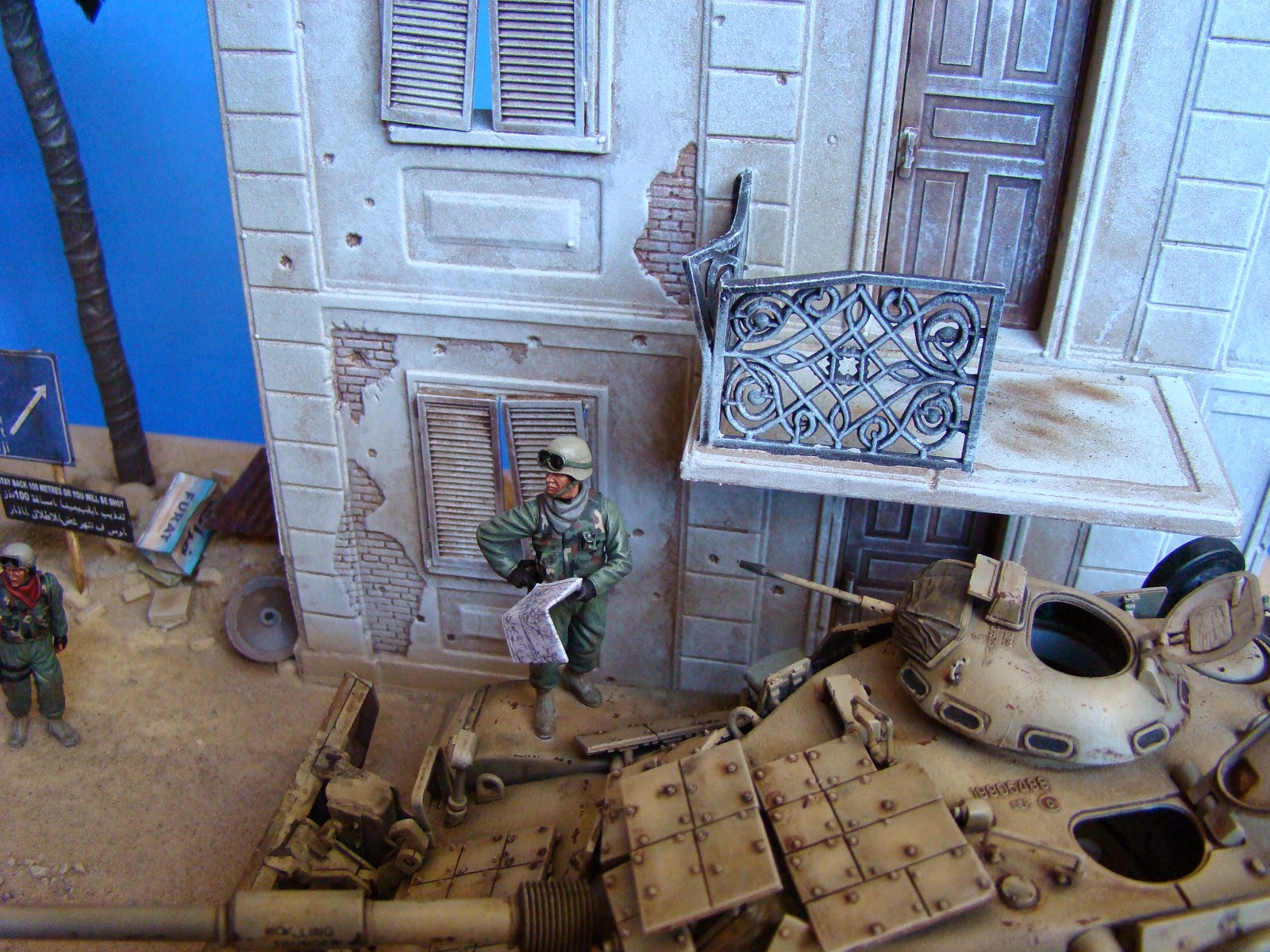 MY mini WORLD: 18. DIORAMA WITH A U.S. ARMY Μ60Α1-M9 / OPERATION IRAQ ...