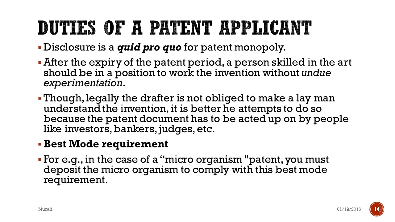 Essentials of Patent Drafting