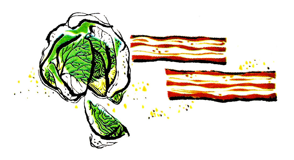 Vintage Bacon Illustration