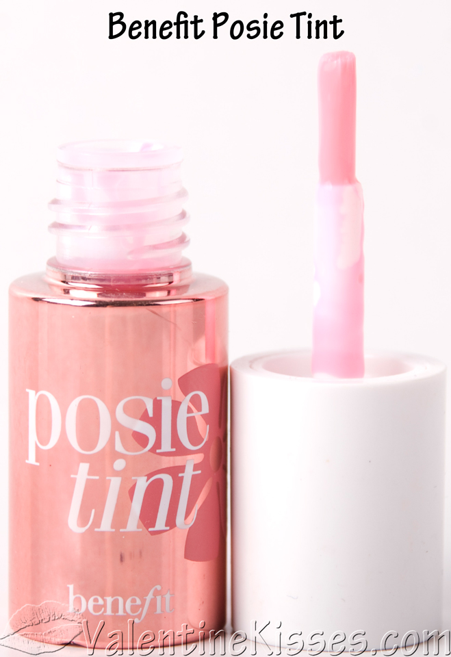 Valentine Kisses: Benefit Posie Tint: swatches, pics, info, review