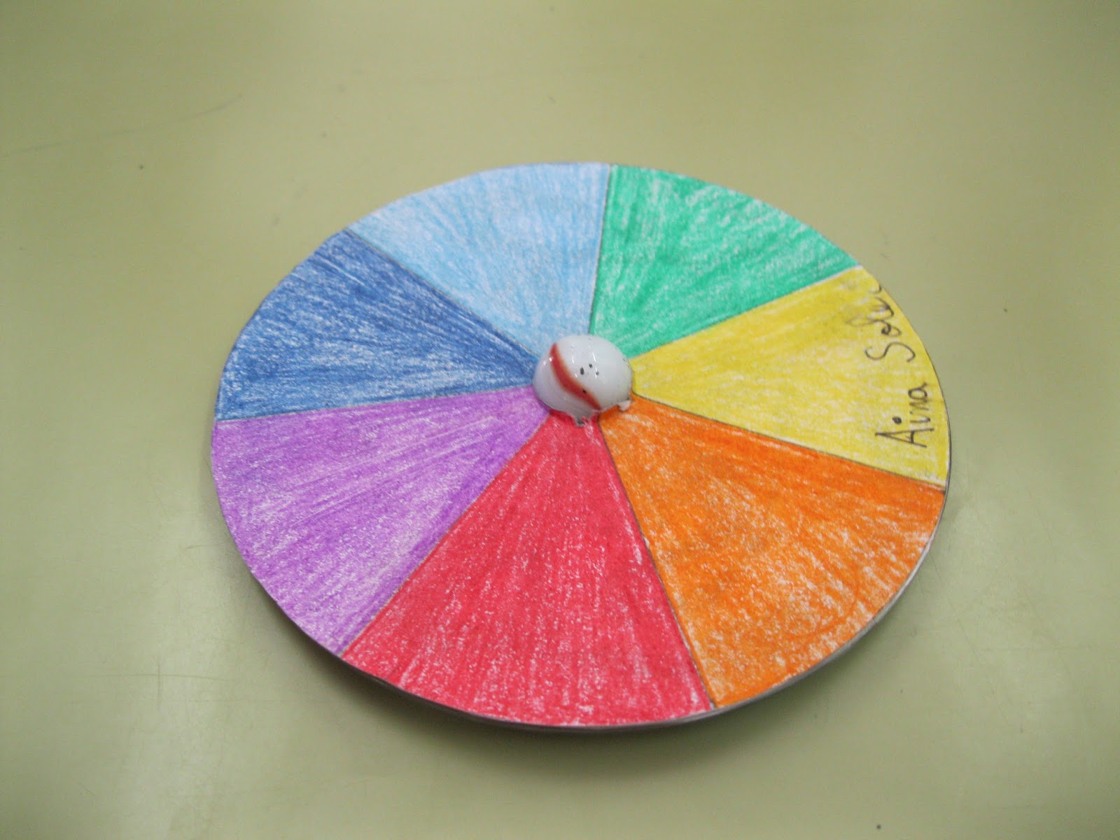 Ignasi Peraire Science Blog: Our Newton Discs (4th Grade)