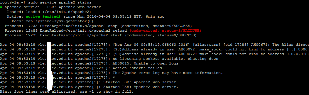 Apache Start Failed How To Solve The Apache Starting And No Listening Sockets Available