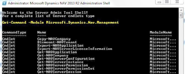 NAV 2013 R2 - Introduction to PowerShell.