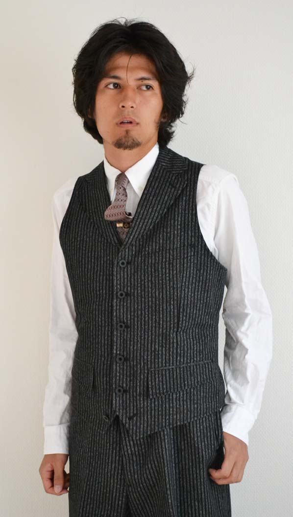 ADJUSTABLE COSTUME: Pinchback Style Sack Three Peace Suit〜Reservations ...