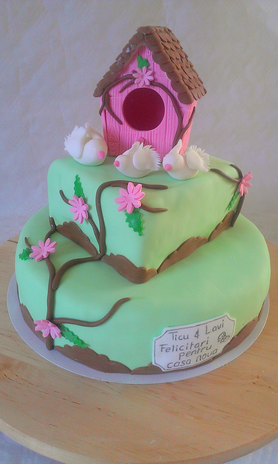 Taarten van Elena en Marcela: Housewarming taart