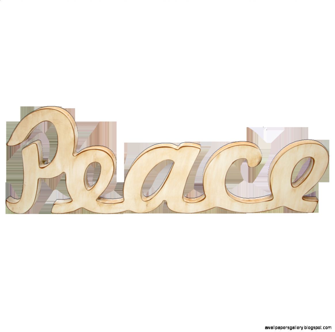 The Word Peace In Cursive | Wallpapers Gallery