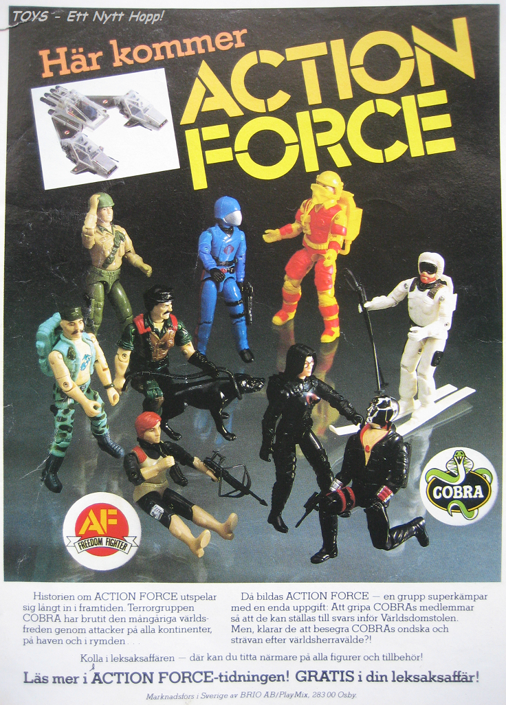Toys - Ett Nytt Hopp!: Action Force - Svensk reklam från 1985
