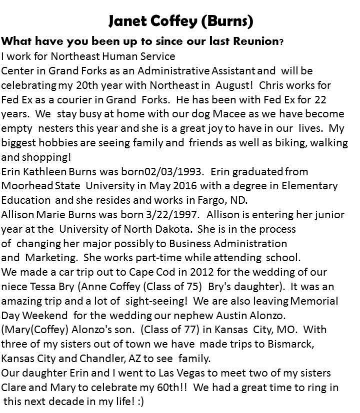 Classes 1974 - 1975 Minto High School : Reunion 2017 Classmates Update ...