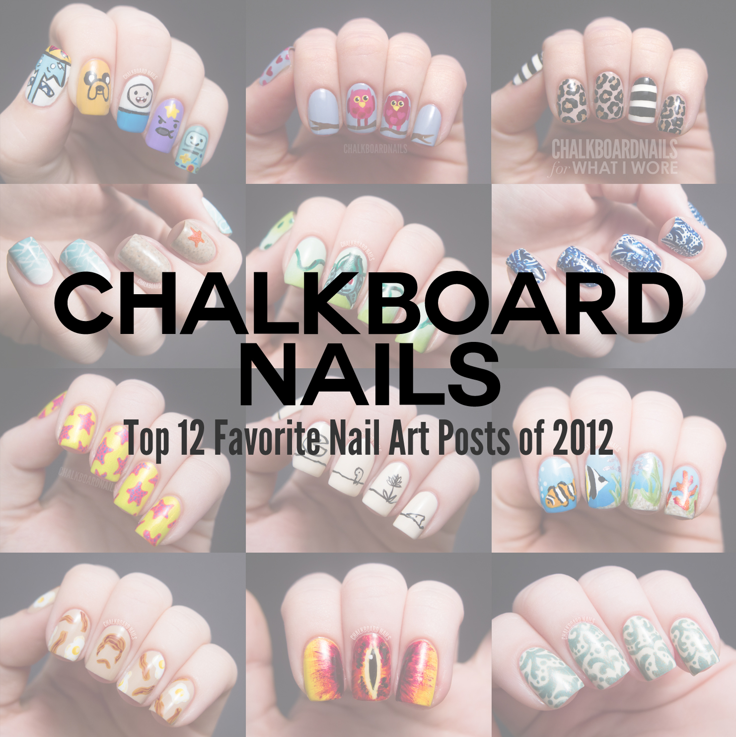 My Top 12 Favorite Nail Art Posts of 2012 | Chalkboard Nails | Phoenix ...