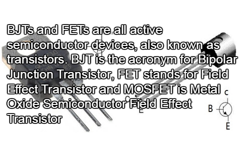 Difference between BJT & FET - Electrical Blog