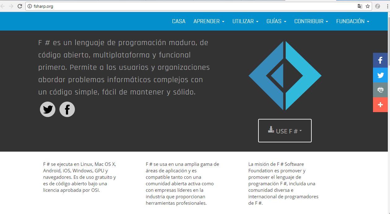 Informática y Docencia: Lenguaje de programación F# (fsharp)