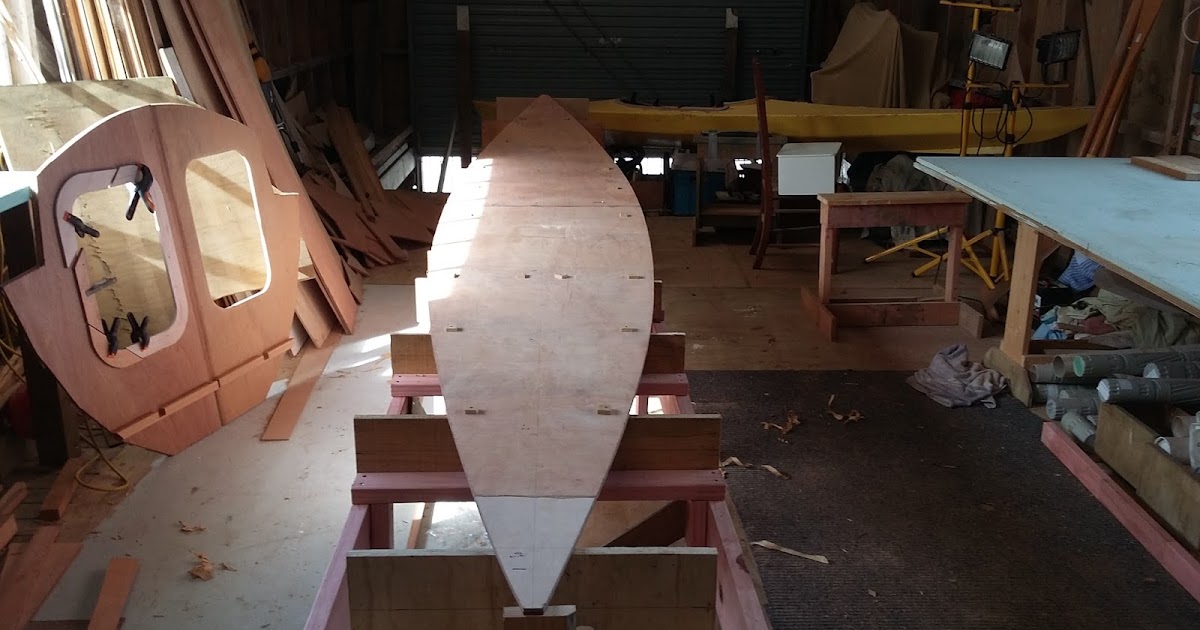 jwboatdesigns: Long Steps stem and frames are being stood up, the shape ...