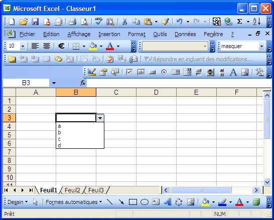 Des blocs et des notes: Excel : Comment créer une liste déroulante