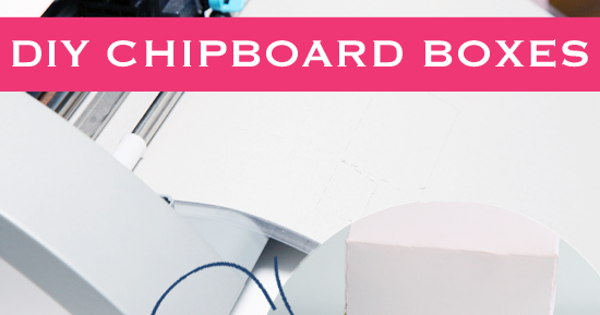 IHeart Organizing: DIY Chipboard Boxes, A Silhouette Promo & a GIVEAWAY!