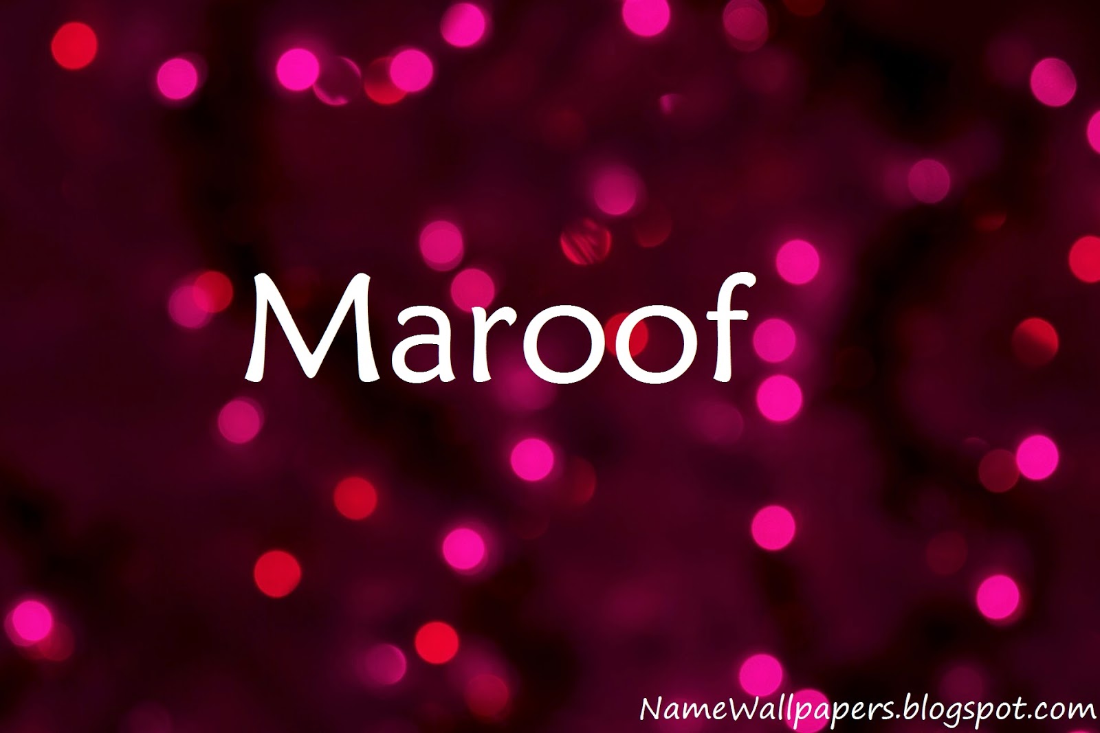 Maroof Name Wallpapers Maroof ~ Name Wallpaper Urdu Name Meaning Name ...