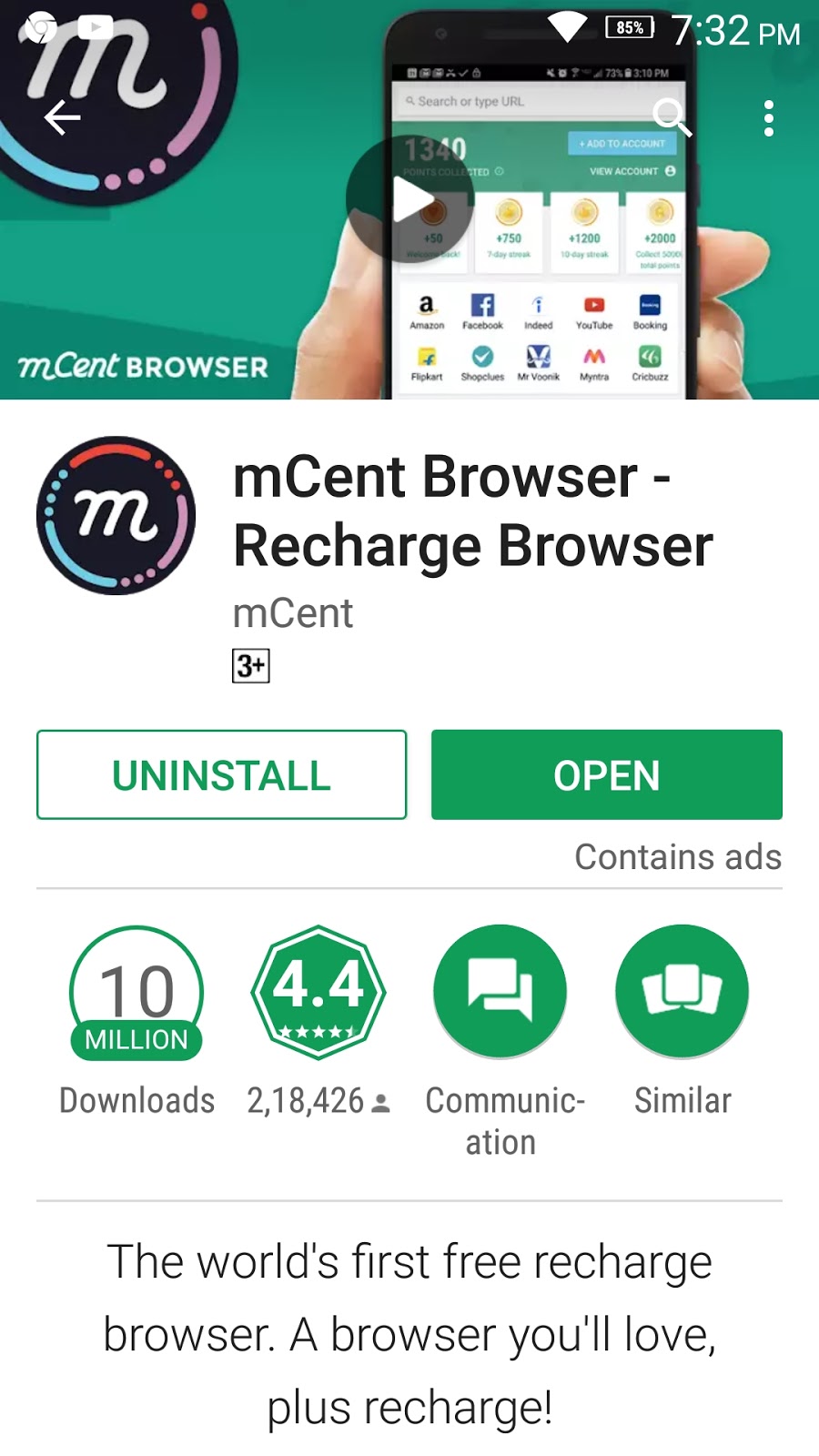 Free recharge app ||list to get Free ll