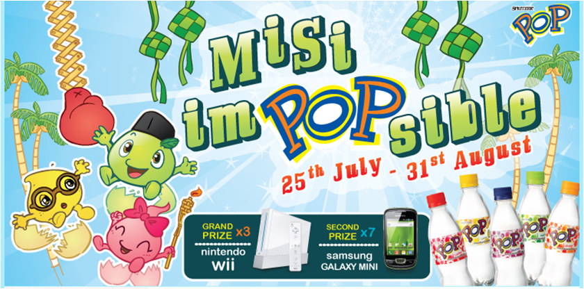 Spritzer Pop Misi ImPOPsible Contest 2011 - Malaysia Online and Offline ...