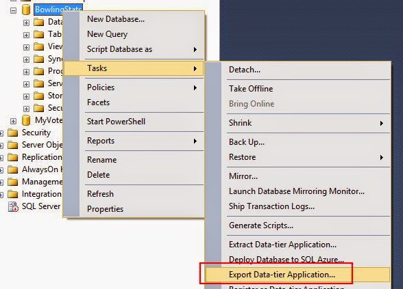 Allen Conway How To Export A Sql Server Database To Windows Azure