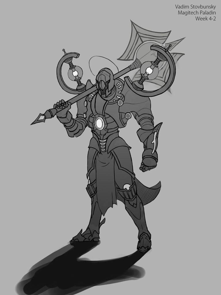 Beyond the End: Art Report #3 - Steam Knight Archetype