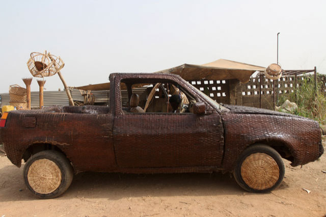 African cars.: Nigerian woven car body design (NIGERIA)