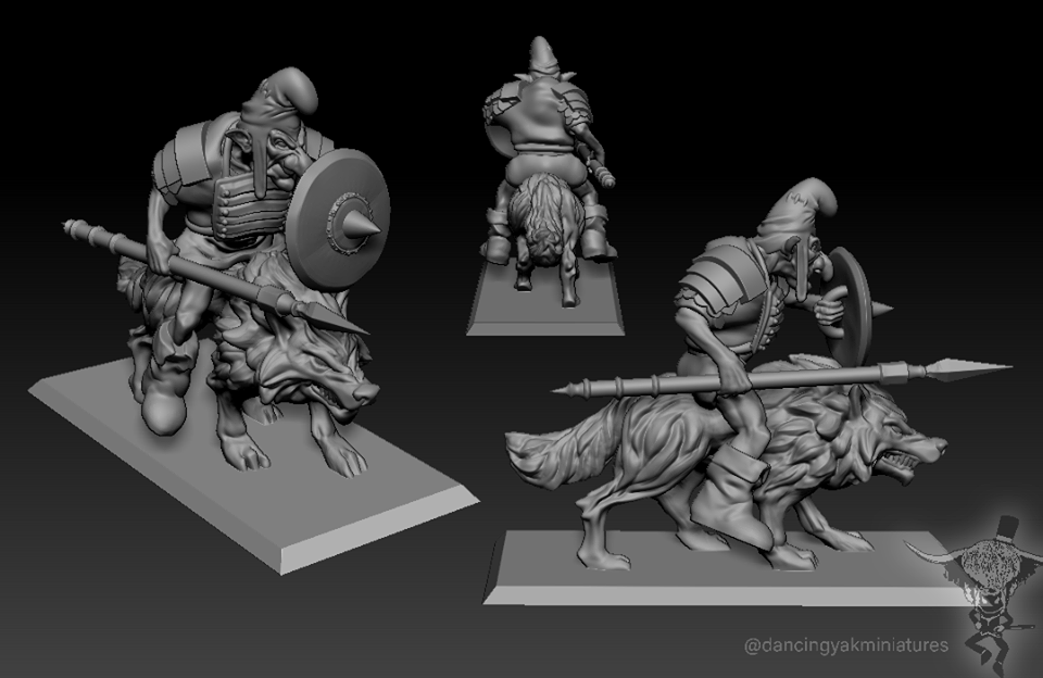 10mm Wargaming: Hobgoblin Wolf Riders from Dancing Yak Miniatures