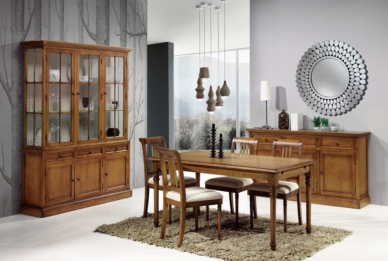 Muebles de Comedor: 10 COMEDORES CON VITRINA