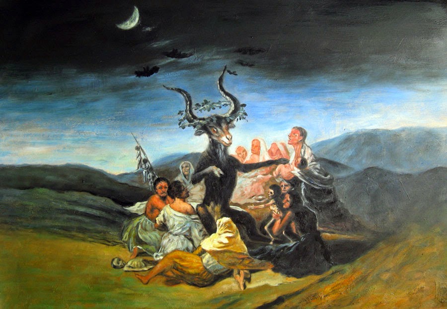 Artnautics: Witches' Sabbath (The Great He-Goat) - Francisco Goya