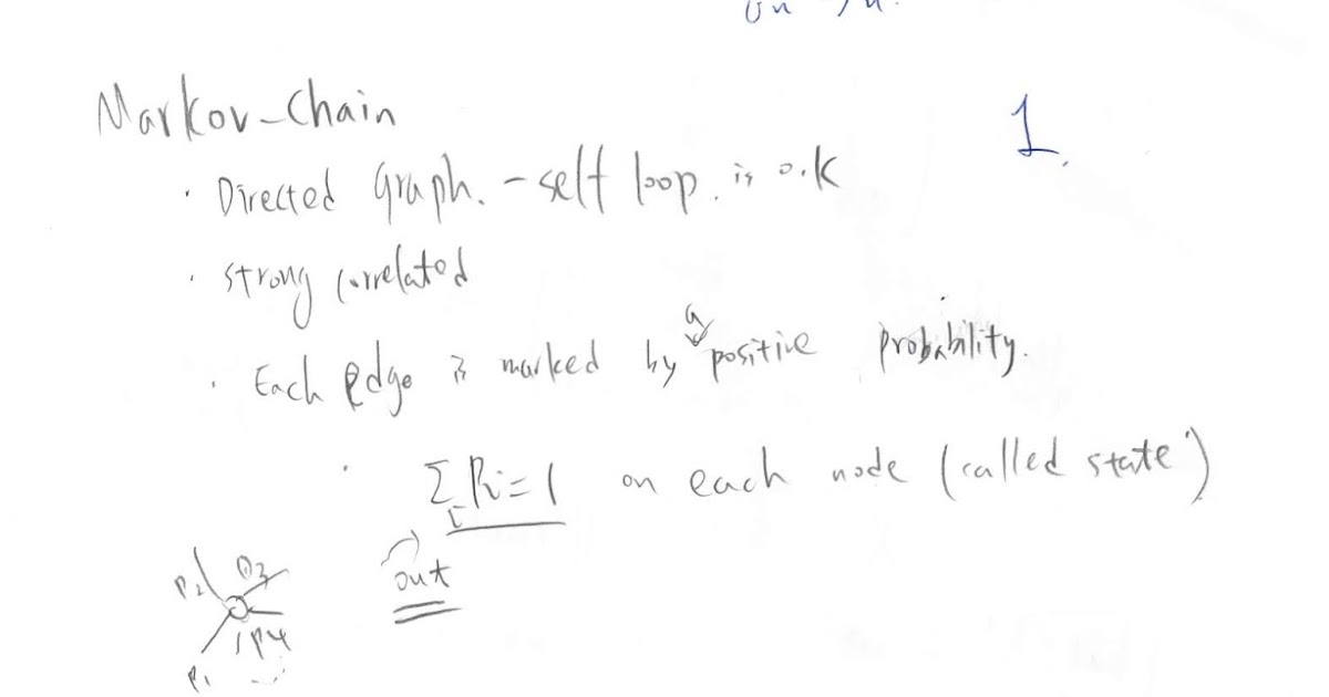 極樂島: Markov chain and simple random walk.