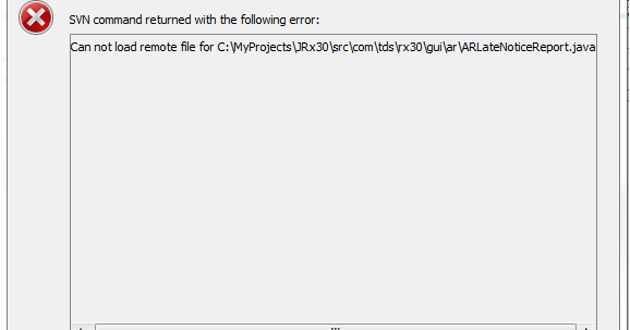 Java Solutions: NetBeans, SVN command returned with the following error ...