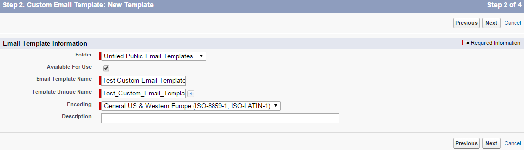 SFDC 3:16: Salesforce - Email Templates: Custom Email Template (Without ...