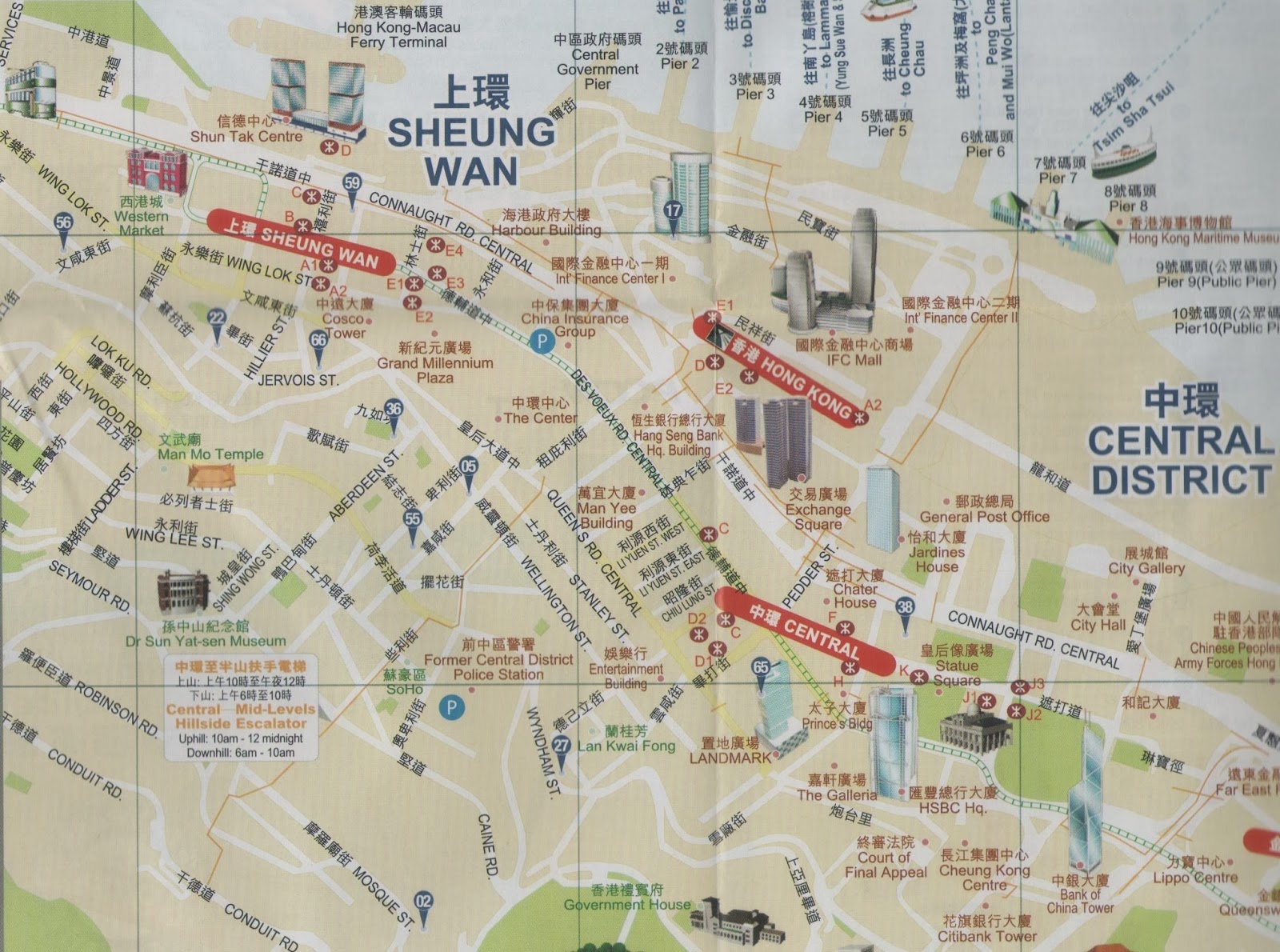 Travel in Sheung Wan and Central