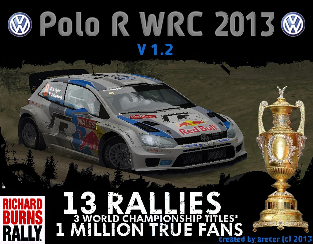 RBR+: Volkswagen Polo R WRC 2013 v1.2