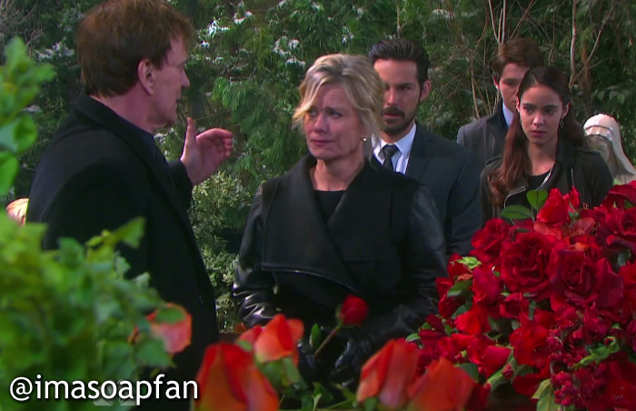 Kayla Brady's Black Coat with Leather Sleeves - Days of Our Lives ...