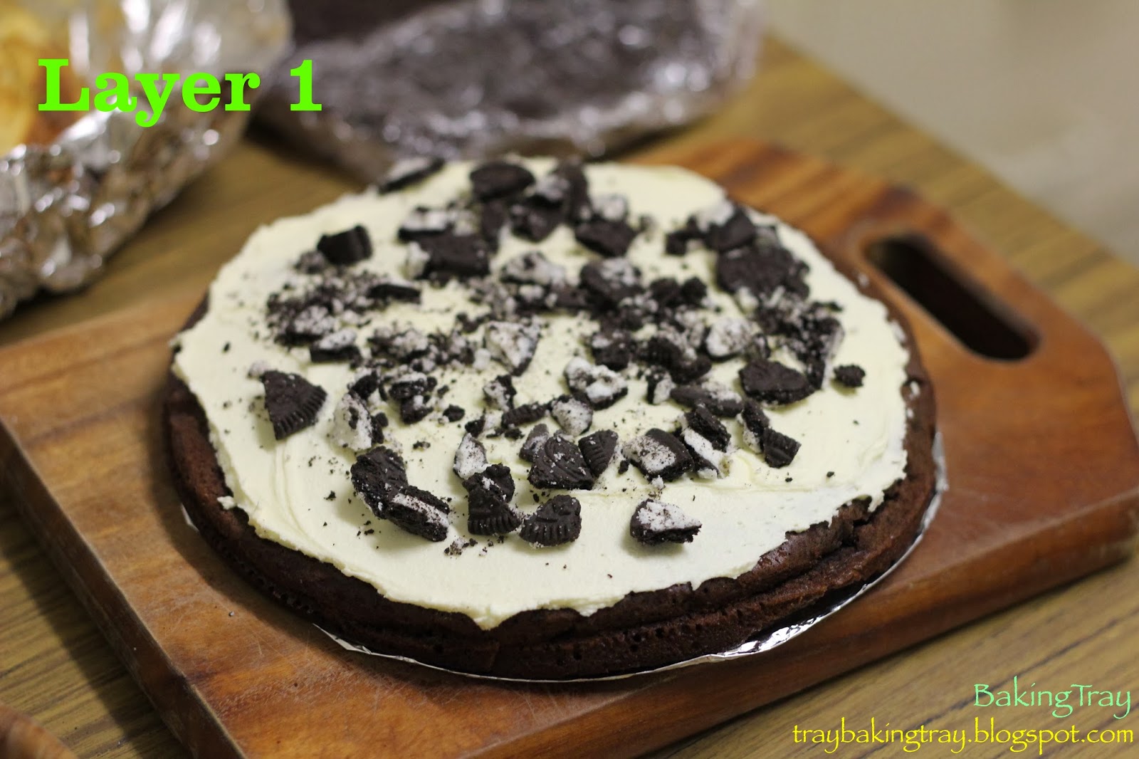 BAKING TRAY ~\________/~: Birthday Bake: Oreo Cheesecake Cake!