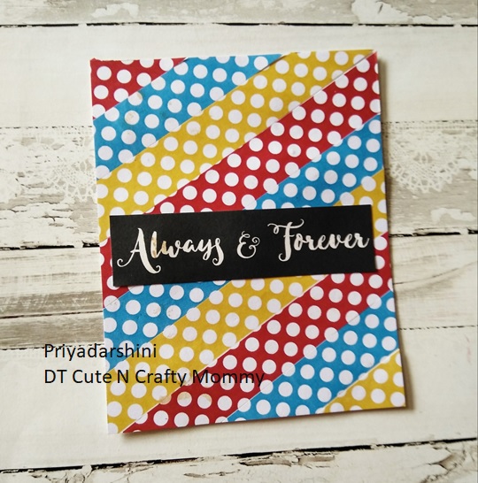 Kraftempress: Cards using pattern paper