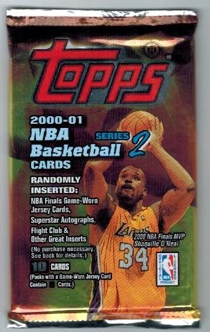 Chipp 'n' Dale: Pack Break: 2000-2001 Topps Basketball Series 2 Hobby