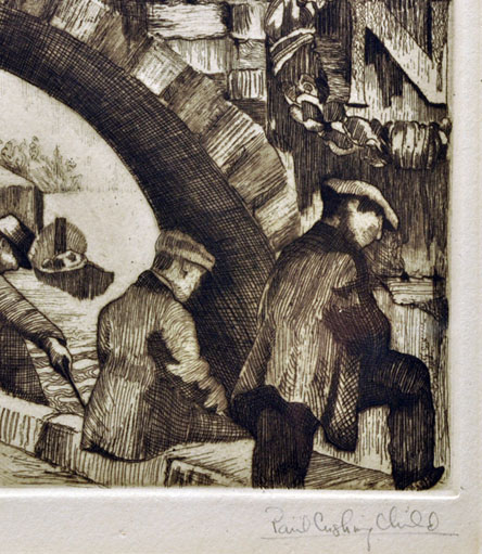 Affordablevintage4u: Vintage Paris Etching by Paul Cushing Child ...