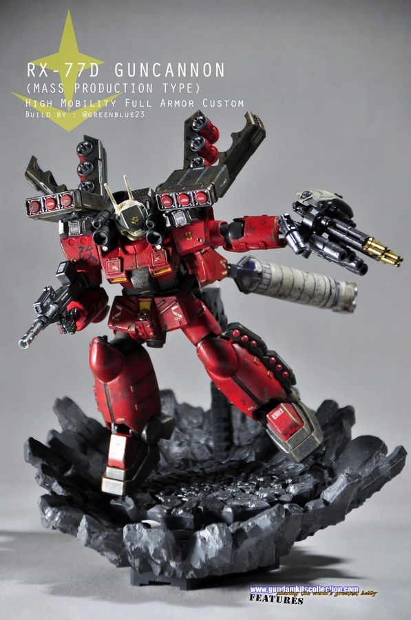 Custom Build: 1/144 Assault Guncannon - High Mobility Full Armor Custom ...