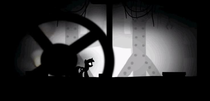 Equestria Daily - MLP Stuff!: Game Trailer: TEMNO - Limbo Style Ponies