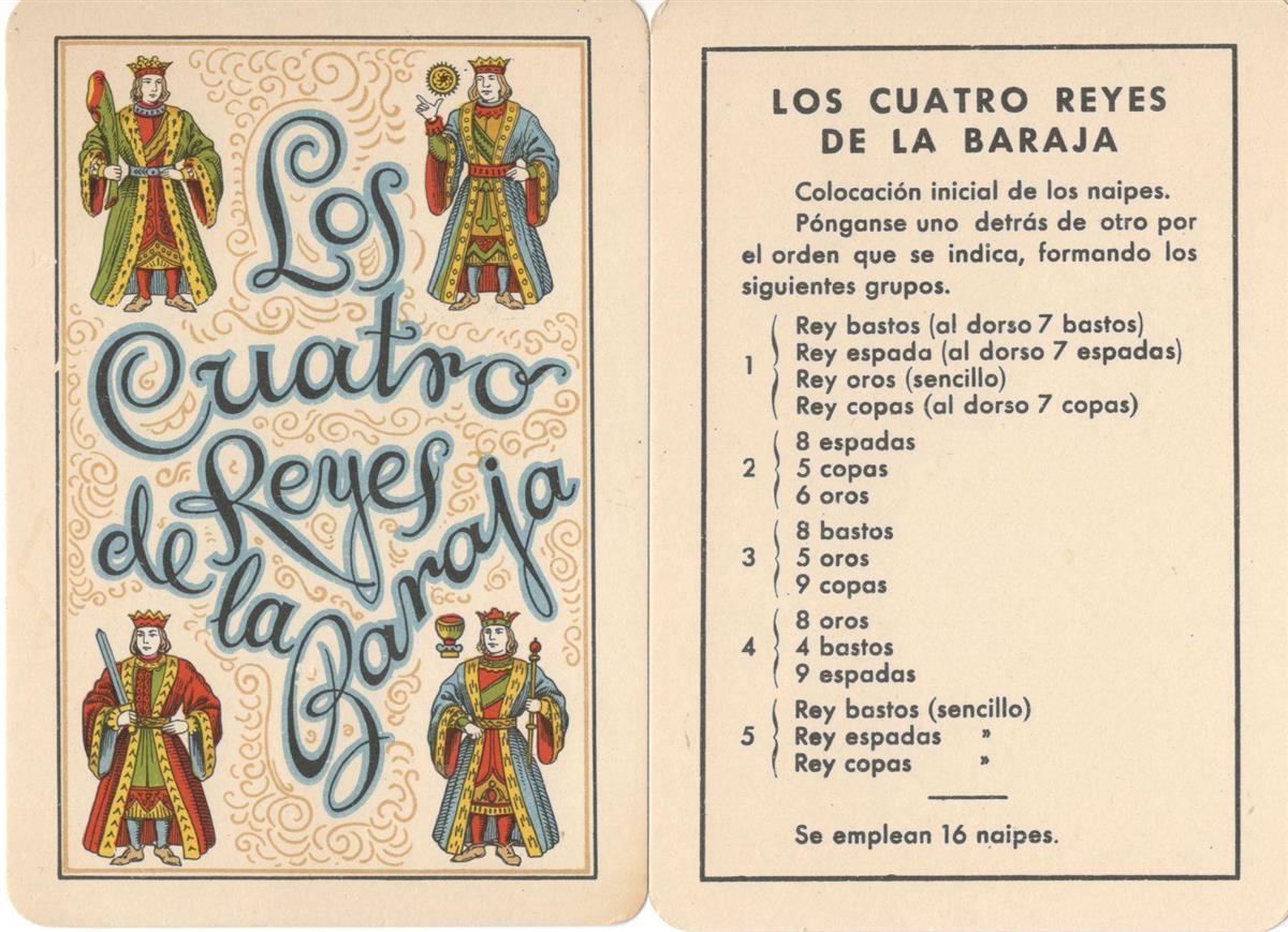 Barajas y Naipes: 4 Reyes