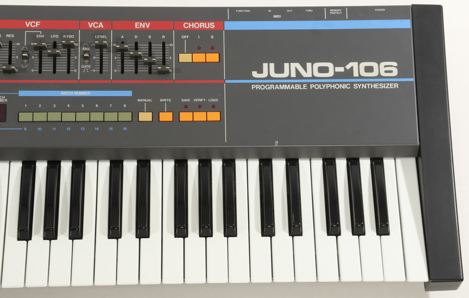 MATRIXSYNTH: Roland Juno-106 with Flight Case & Dust Cover